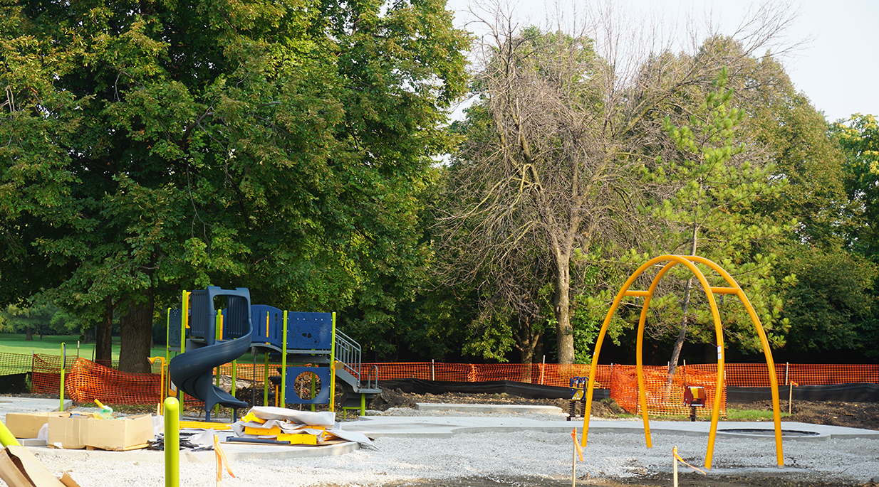 East End Playground Project Starts Equipment Installation | Elmhurst ...