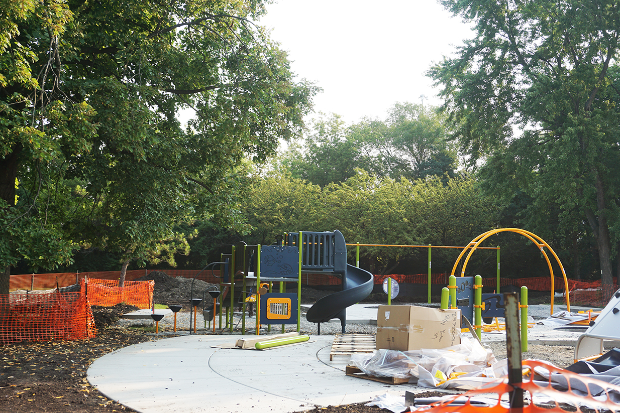 East End Playground Project Starts Equipment Installation | Elmhurst ...