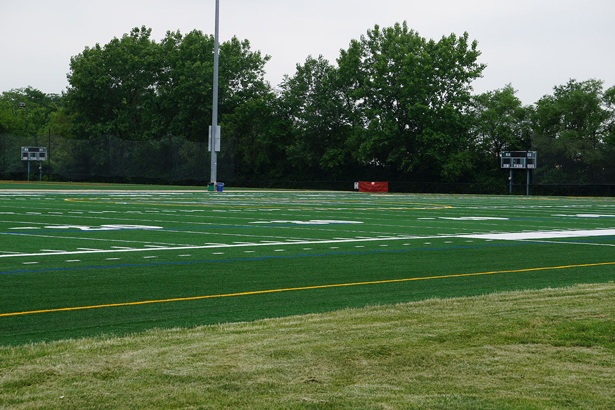Synthetic Turf installation complete at Berens Parks | Elmhurst Park ...
