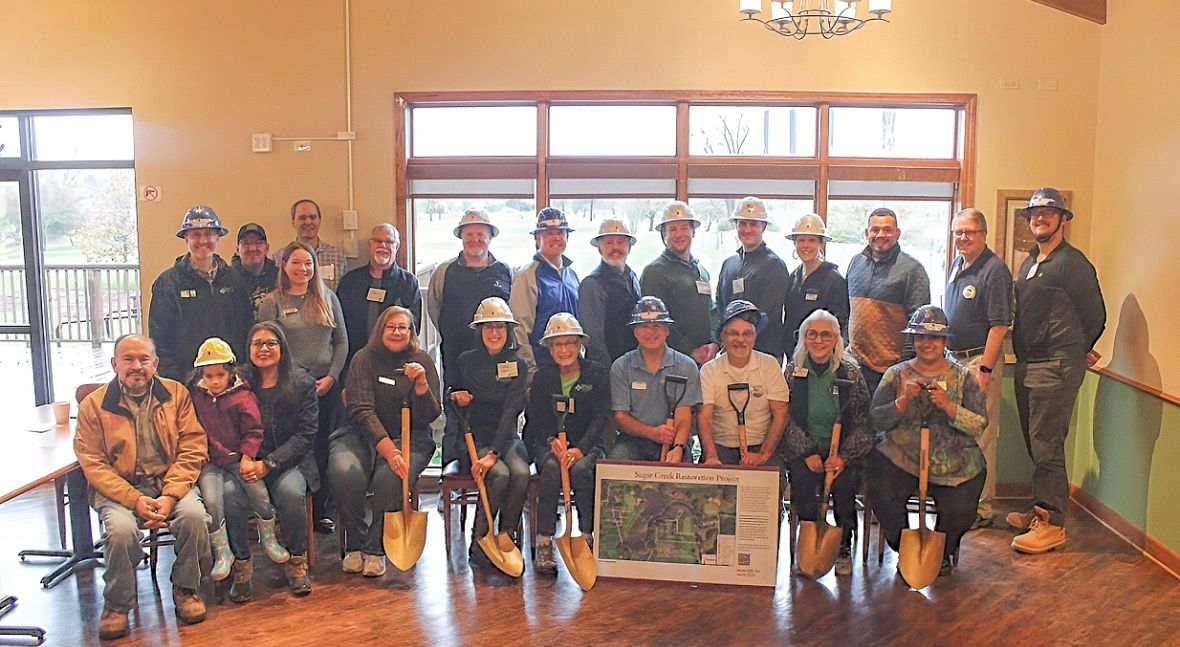 Sugar Creek holds ground breaking for restoration project | Elmhurst ...