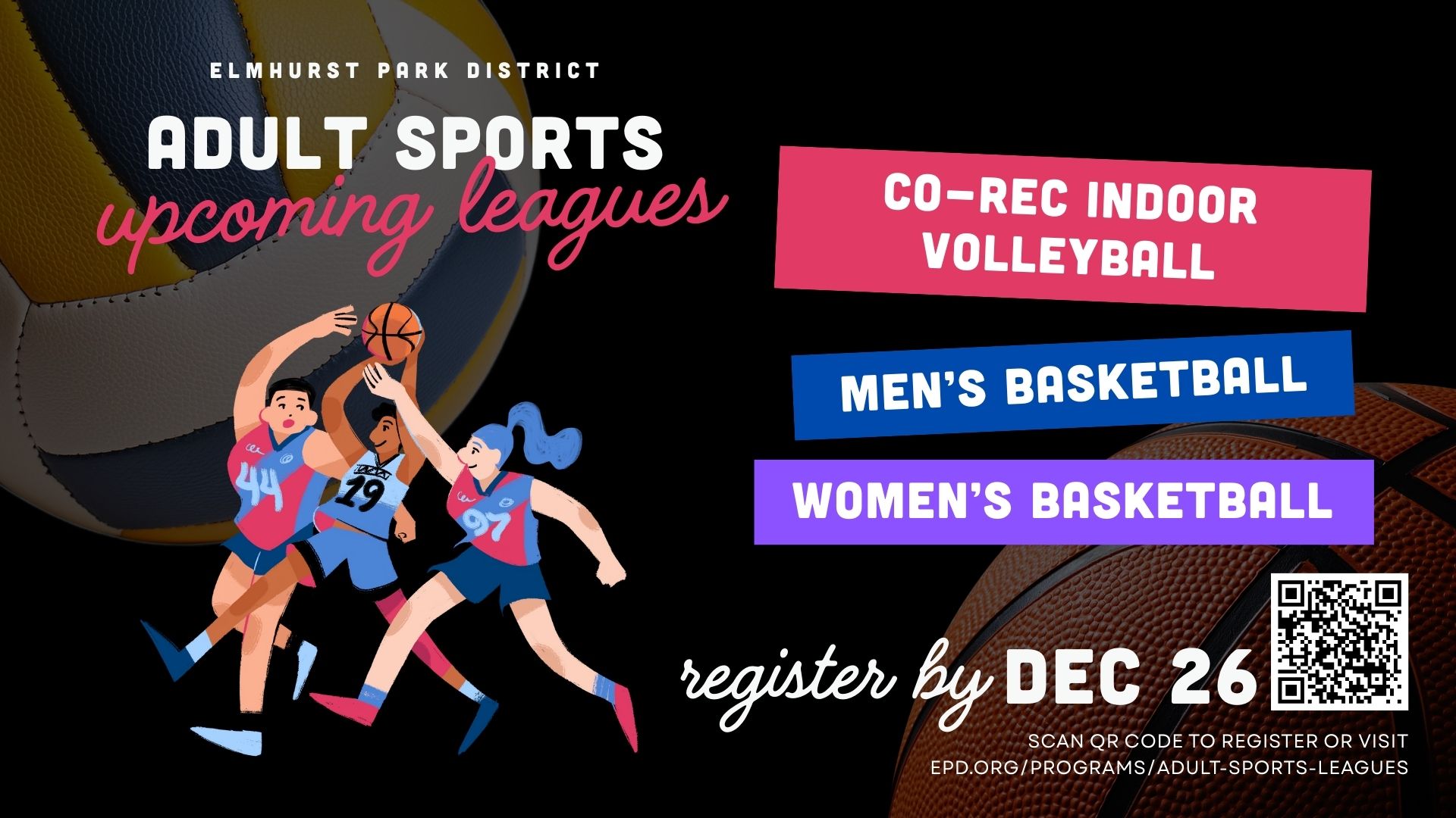 More ways to play this winter with Adult Sports Leagues | Elmhurst Park ...