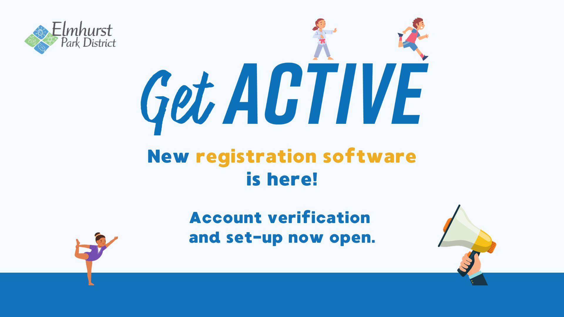 Verify your account - new registration software is here | Elmhurst Park ...