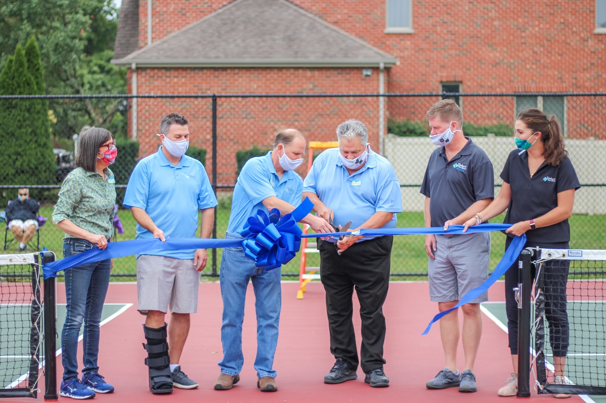 Ribbon cutting celebrates new pickleball courts at Crestview Park ...