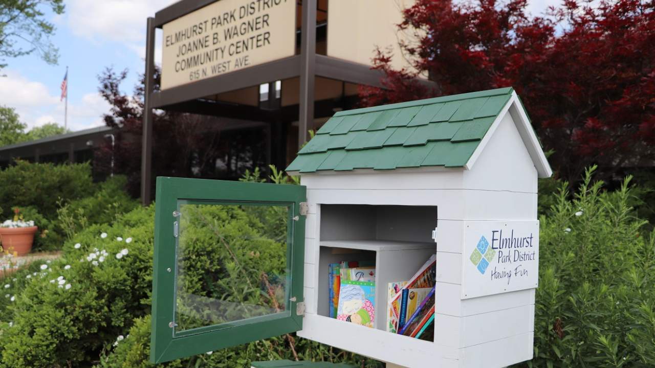 New lending library at Wagner thanks to Elmhurst Area Moms! | Elmhurst ...