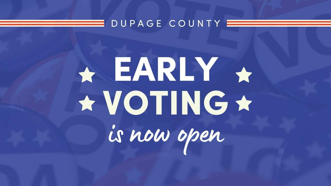 Early in-person voting is now open in DuPage County | Elmhurst Park ...